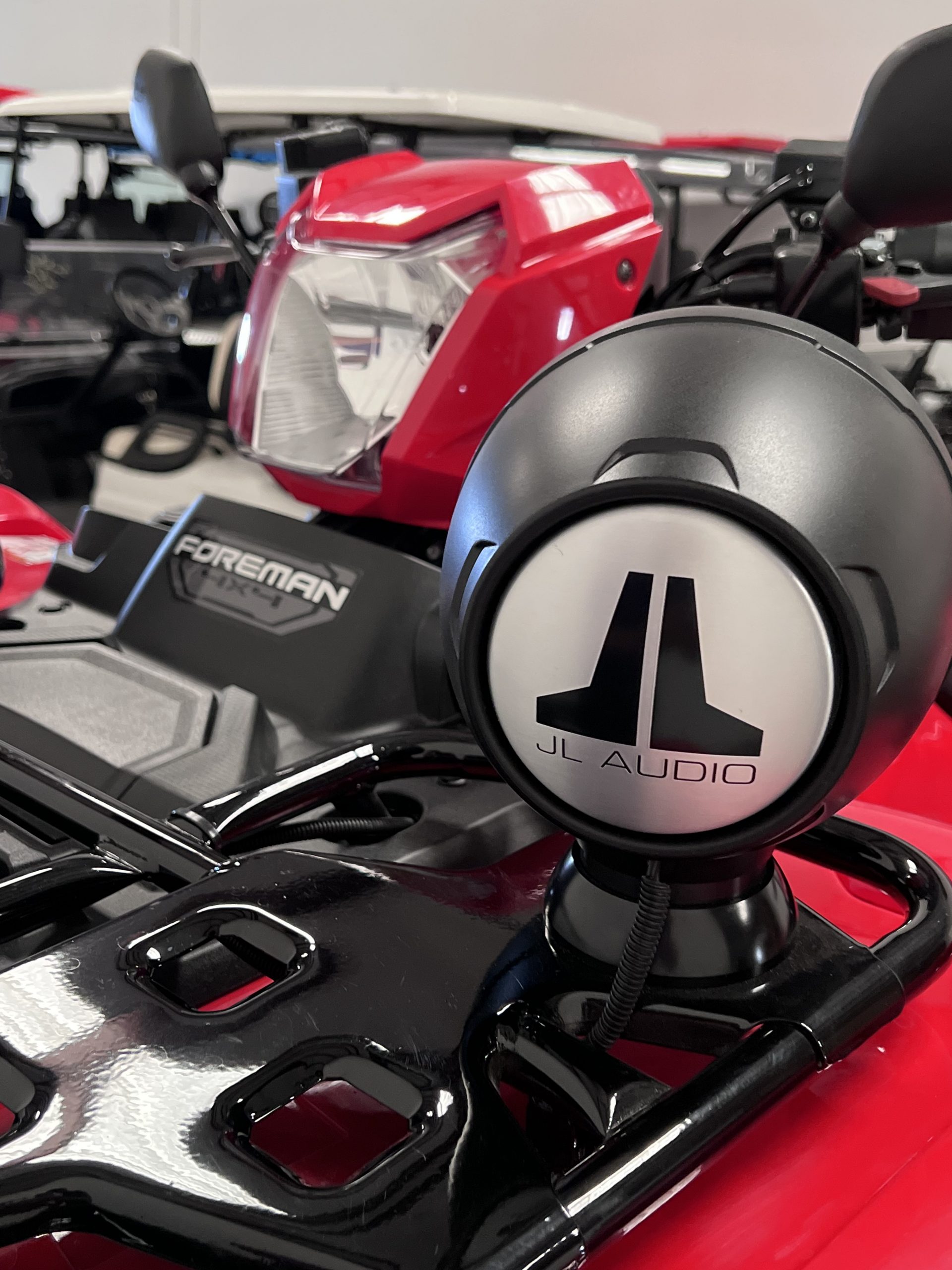 Custom Honda Foreman Stereo and Street Legal Blinker and Lights Kit ...