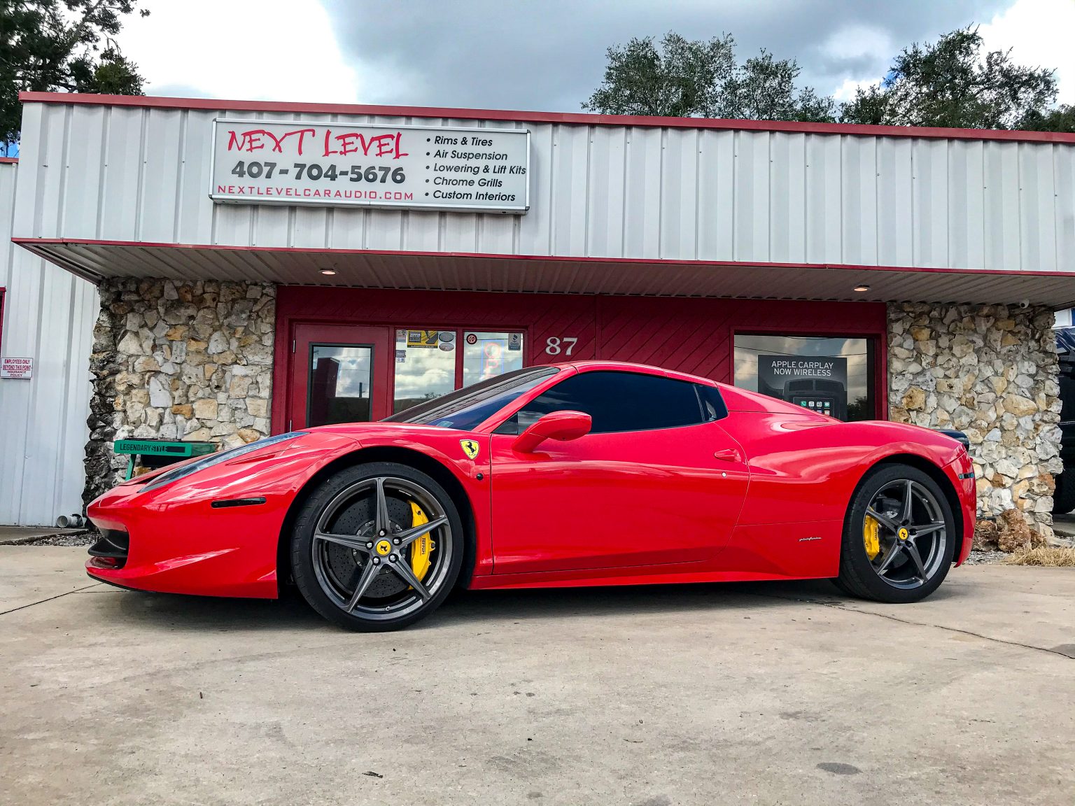 Ferrari 458 with SiriusXM Installed | Orlando Custom Audio