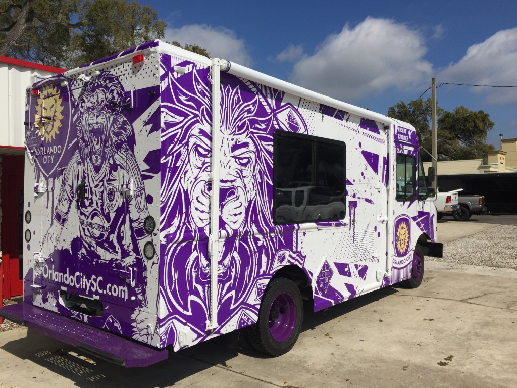 Orlando City Soccer Club Street Team’s Kickin’ Cruiser | Orlando Custom ...