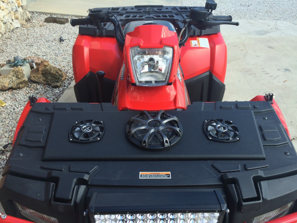 Custom Audio Installed On Polaris Four Wheeler | Orlando Custom Audio