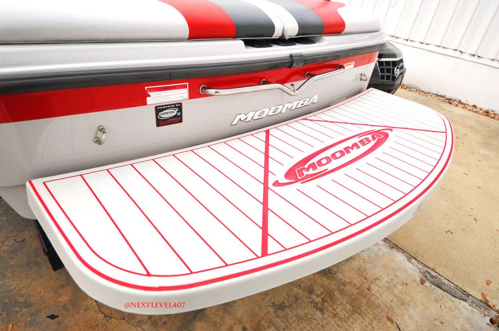 Moomba-boat-seadek-swim-platform-cover-logo | Orlando Custom Audio