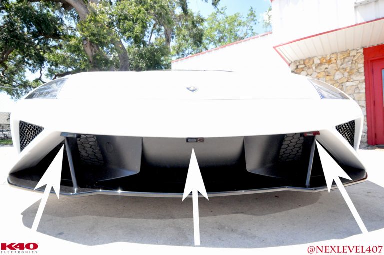 Lamborghini LP560-4 Installed K40 Laser Diffusers | Orlando Custom Audio