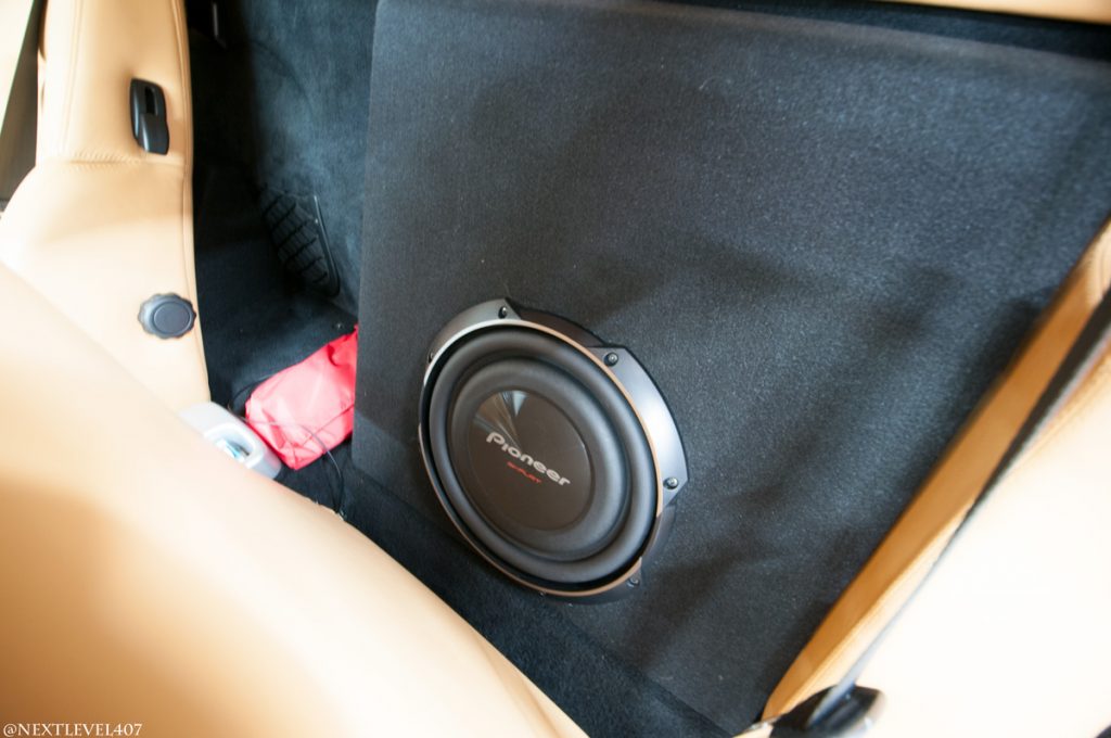 Pioneer-Flat-10-Subwoofer-Ferrari-360-Custom-Stereo | Orlando Custom Audio