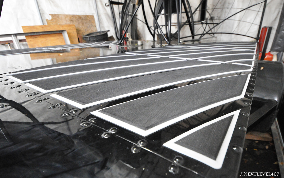 Black Airboat Gets SeaDek | Orlando Custom Audio