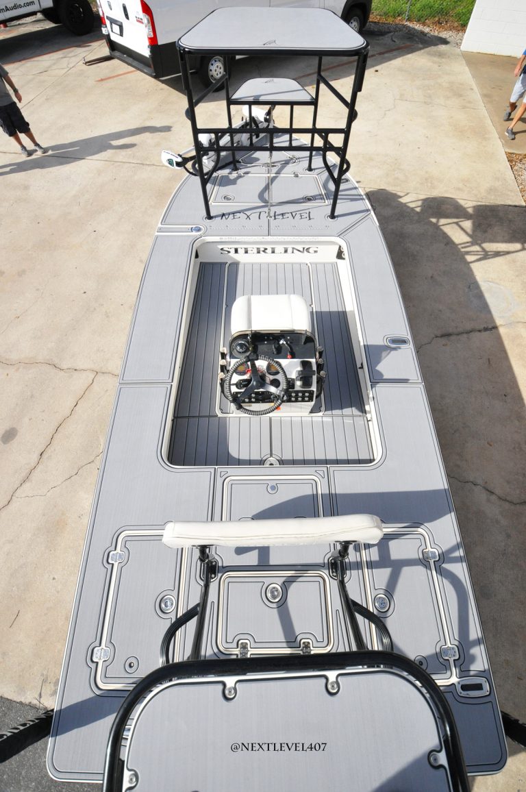 Customized Sterling Flats Boat | Orlando Custom Audio