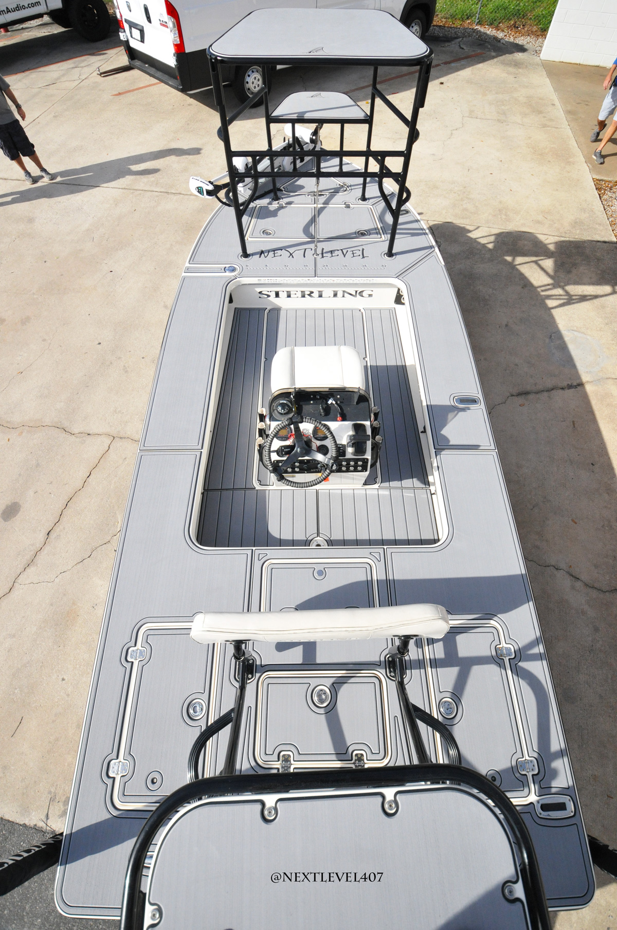 Customized Sterling Flats Boat | Orlando Custom Audio