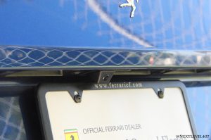 Blue Ferrari California Convertible Cameras | Orlando Custom Audio