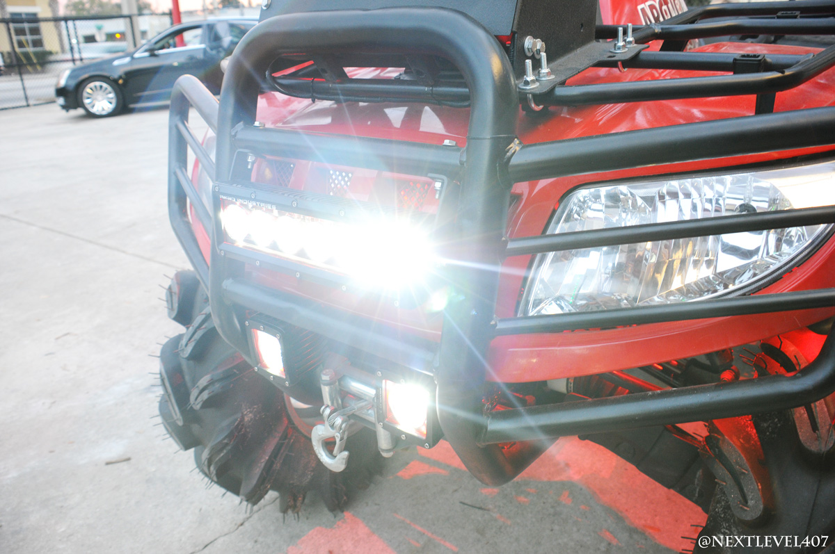 Polaris Red ATV Lights | Orlando Custom Audio