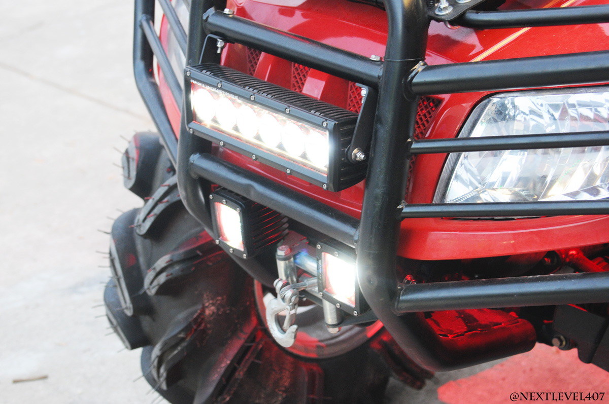 Polaris Red ATV Lights | Orlando Custom Audio