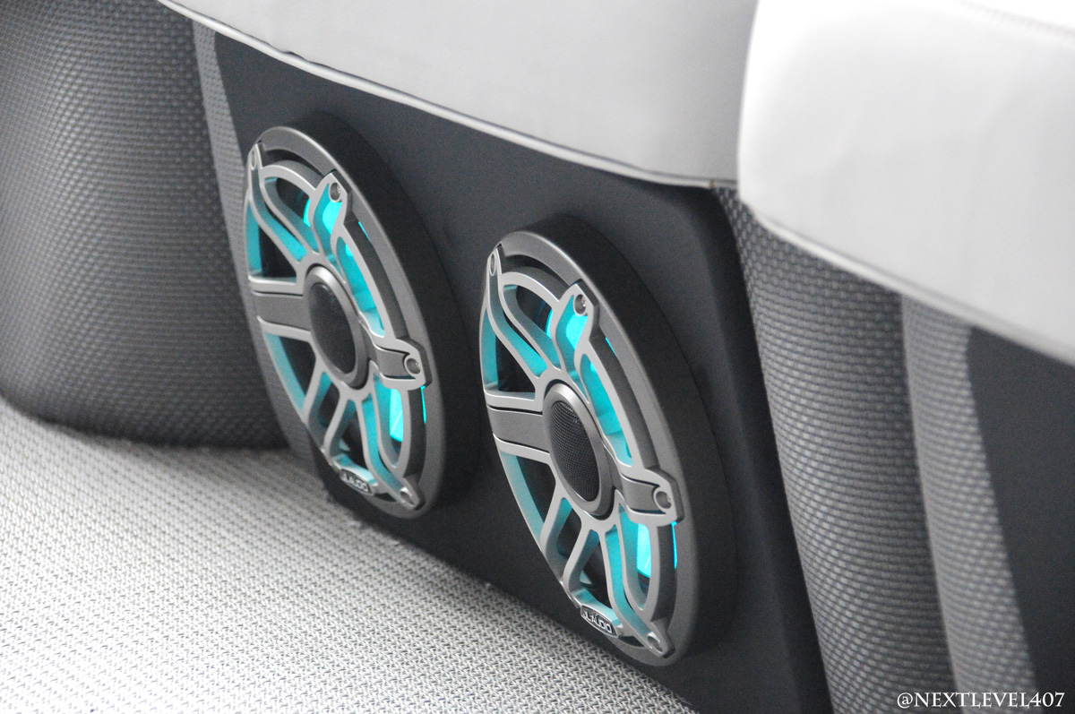 Regency Pontoon Boat: JL Audio & Kicker Radio | Orlando Custom Audio