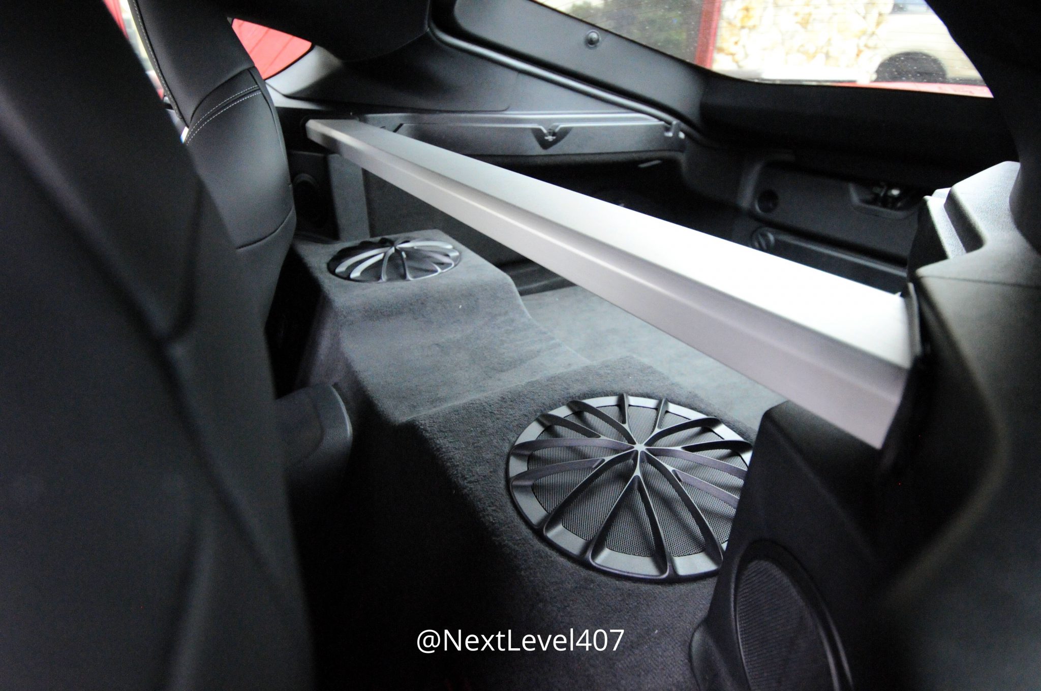 Toyota Supra with Custom Alpine Speaker Box | Orlando Custom Audio