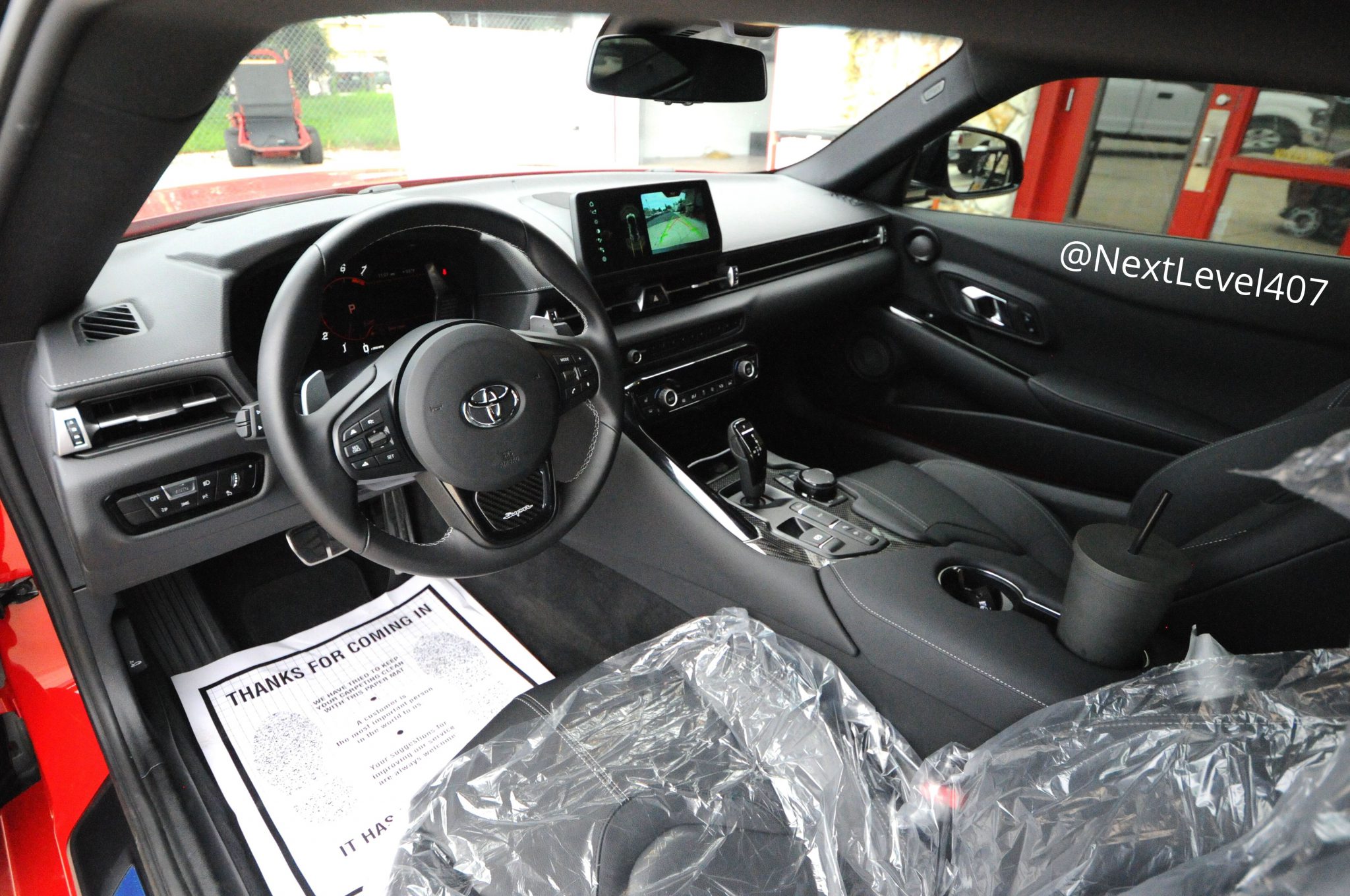 Toyota Supra with Custom Alpine Speaker Box | Orlando Custom Audio