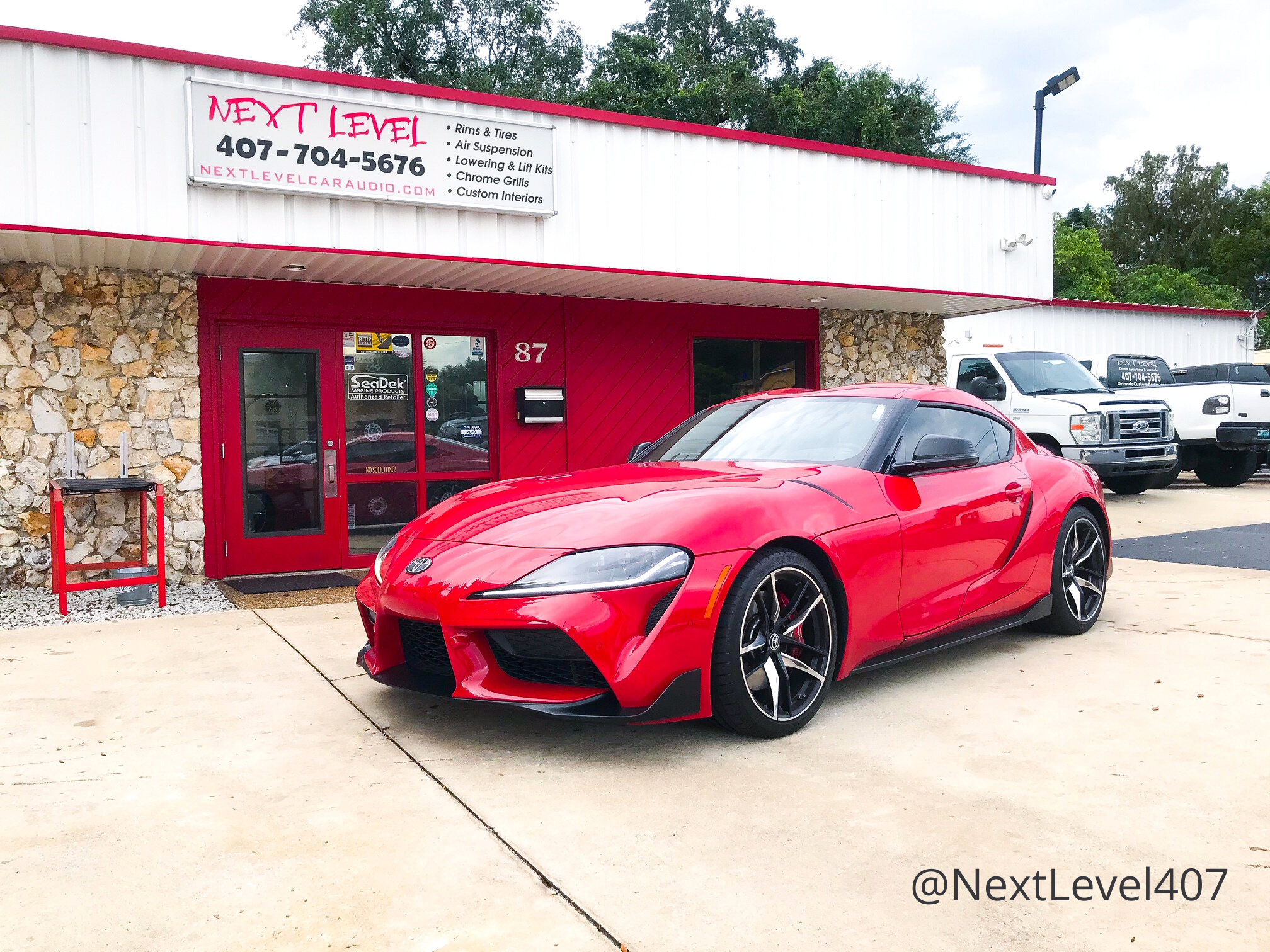 2020 Toyota Supra w Alpine Model S 10inch subwoofer box | Orlando ...