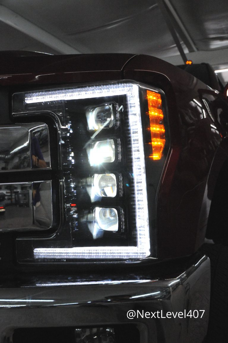 Ford F350 2019 Custom Headlights | Orlando Custom Audio