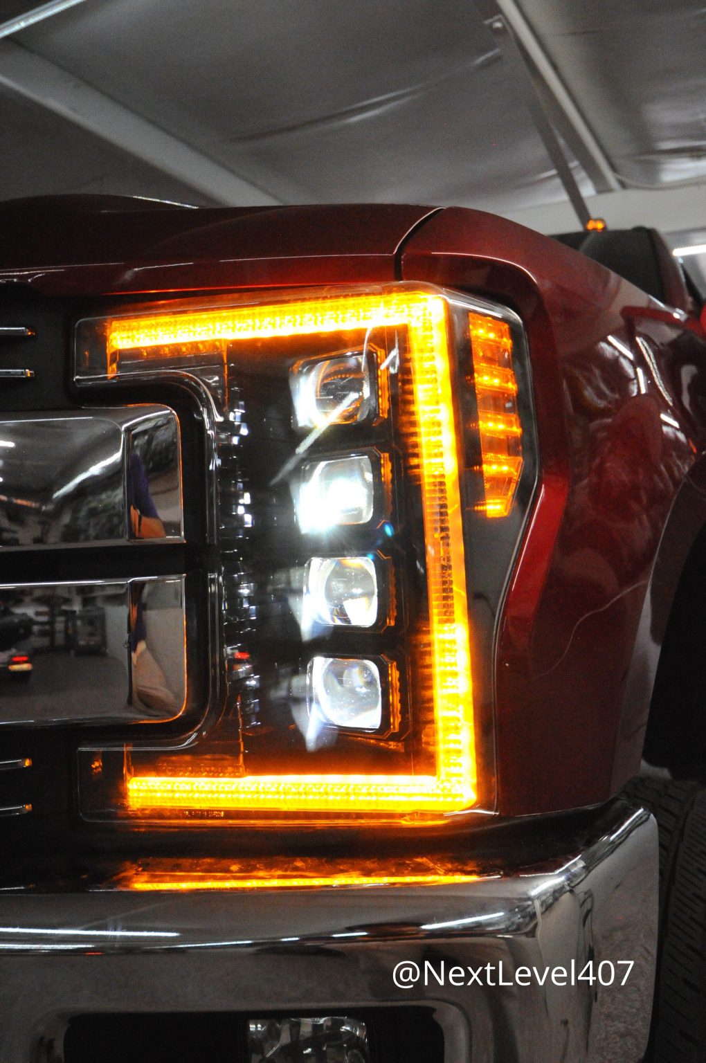 Ford F350 2019 Custom Headlights | Orlando Custom Audio