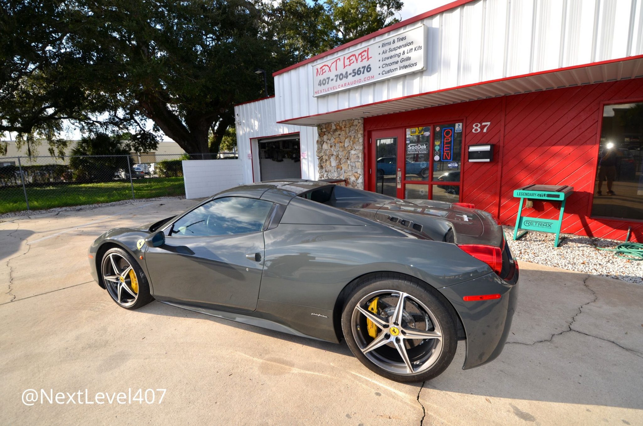 Ferrari 458 Spider Custom Audio | Orlando Custom Audio